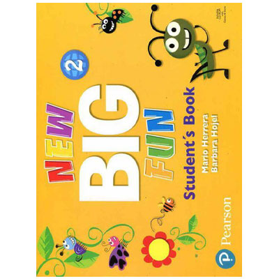 New Big Fun 2 کتاب نیو بیگ فان 2 دوجلدی - بانک کتاب زبان خرید کتاب زبان انگلیسی New Big Fun 2