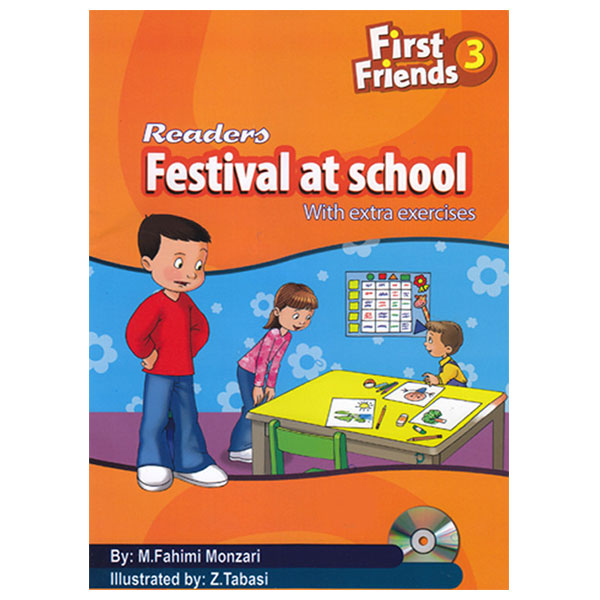 کتاب داستان First Friends 3 Festival at School فرست فرندز 3 جشواره در ...