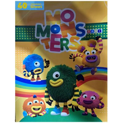 خرید دفتر 4 خط انگلیسی MOMONSTERS - بانک کتاب زبان خرید کتاب زبان انگلیسی