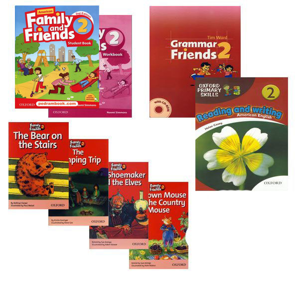 پک کامل کتاب فمیلی اند فرندز 2 Family and Friends 2 pack - بانک کتاب زبان