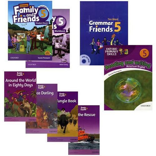 پک کامل کتاب فمیلی اند فرندز 5 Family and Friends 5 pack - بانک کتاب زبان