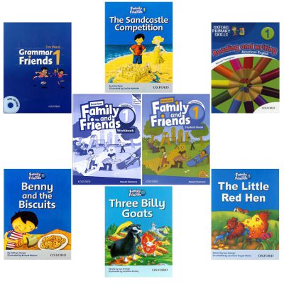 پک کامل فمیلی اند فرندز 1 Family and Friends 1 pack وزیری - بانک کتاب زبان