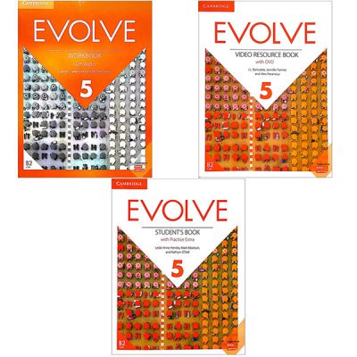 مجموعه 3 جلدی کتاب ایوالو 5 Evolve 5 (SB+WB+VB) - بانک کتاب زبان خرید کتاب زبان