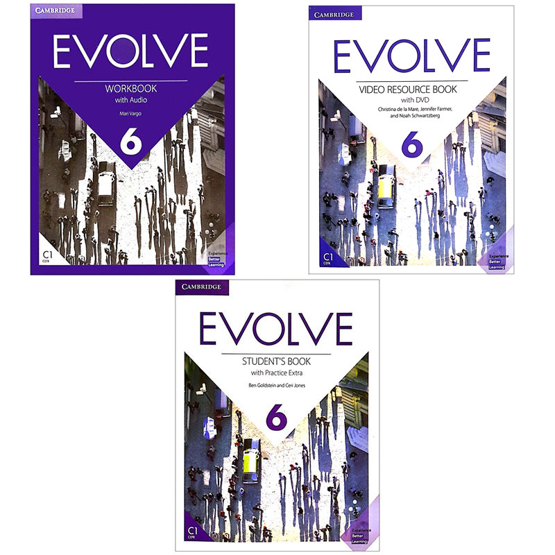 مجموعه 3 جلدی کتاب ایوالو 6 Evolve 6 (SB+WB+VB) - بانک کتاب زبان