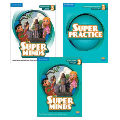 پک 3 جلدی کتاب سوپر مایندز 3 ویرایش دوم pack Super Minds 3 - بانک کتاب زبان